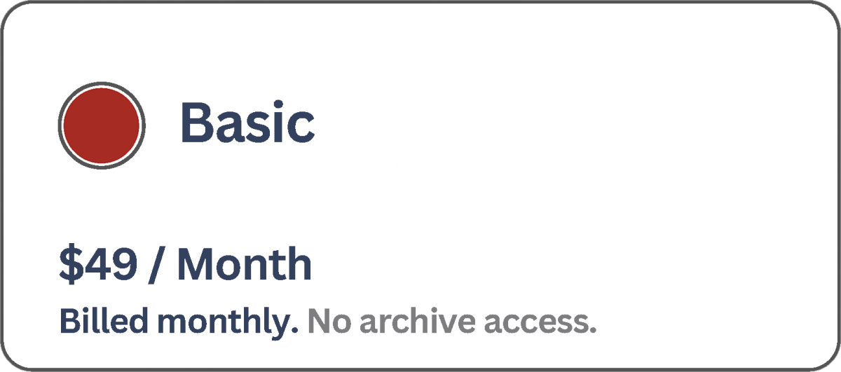 Basic Subscription - Strategic News Service